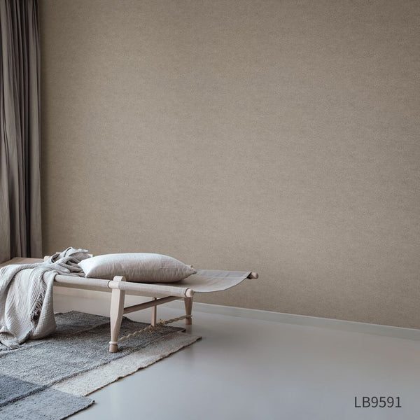 【量産】塗り壁調｜LB9590・LB9591｜のり付き壁紙