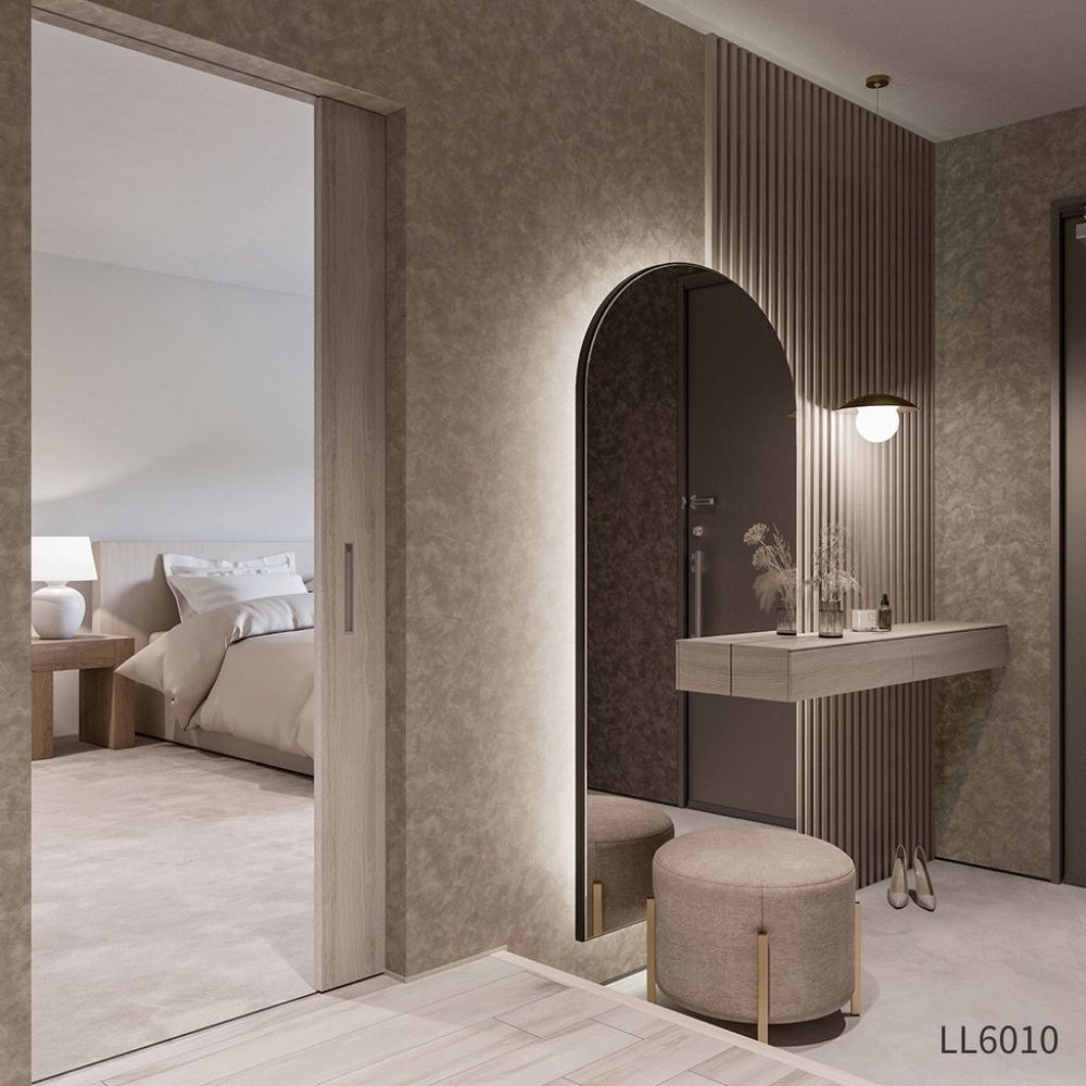 スタッコ｜LL6009・6010｜のり付き壁紙