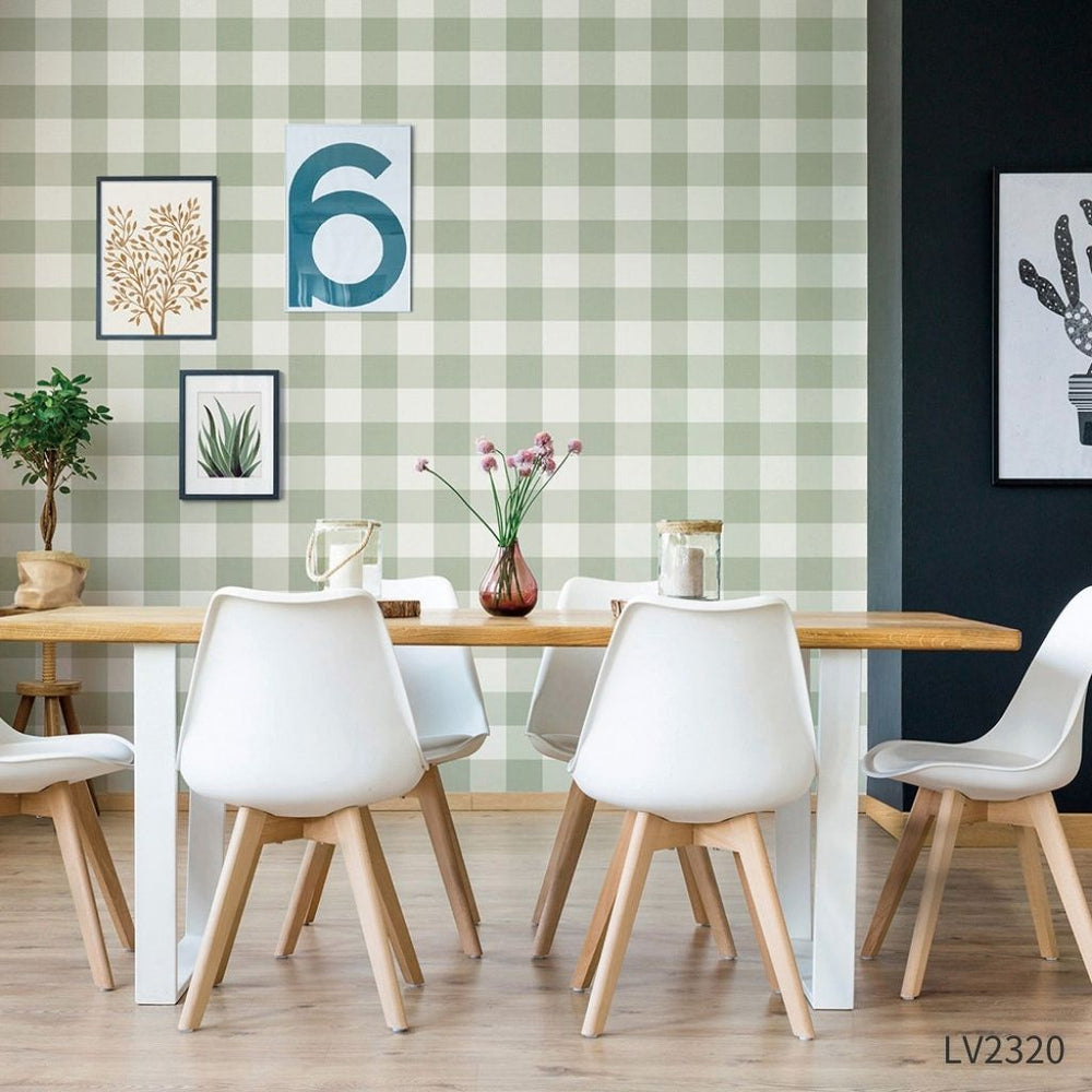 チェックの壁紙